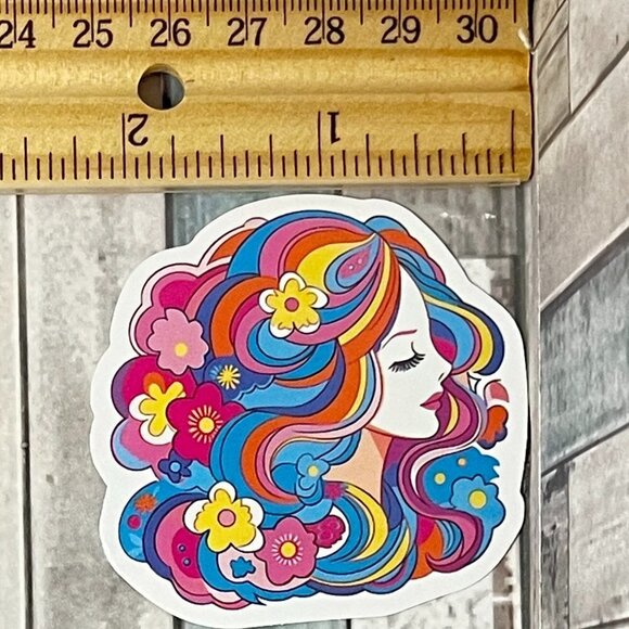 Office | 110 70s Hippie Reusable Waterproof Vinyl Sticker Decal | Poshmark